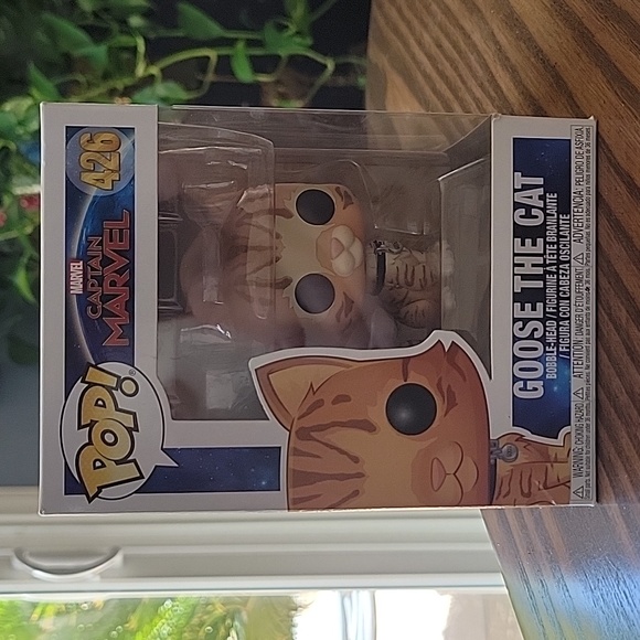 Funko | Toys | Nib Funko Pop Goose The Cat Marvel Bobblehead Figurine ...